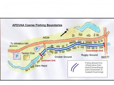 Fishing Maps - Axwell Park and Derwent Valley Angling Association